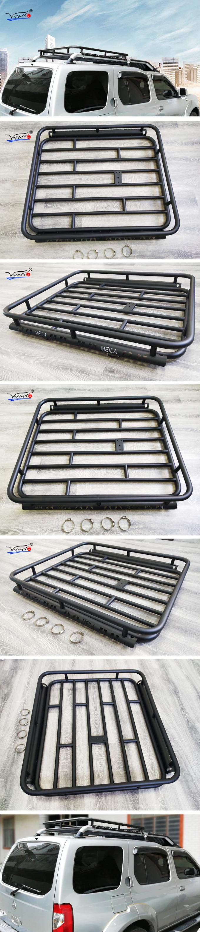 Nissan Paladin Low Profile Roof Rack Basket , E009A Easy To Get On Car ...
