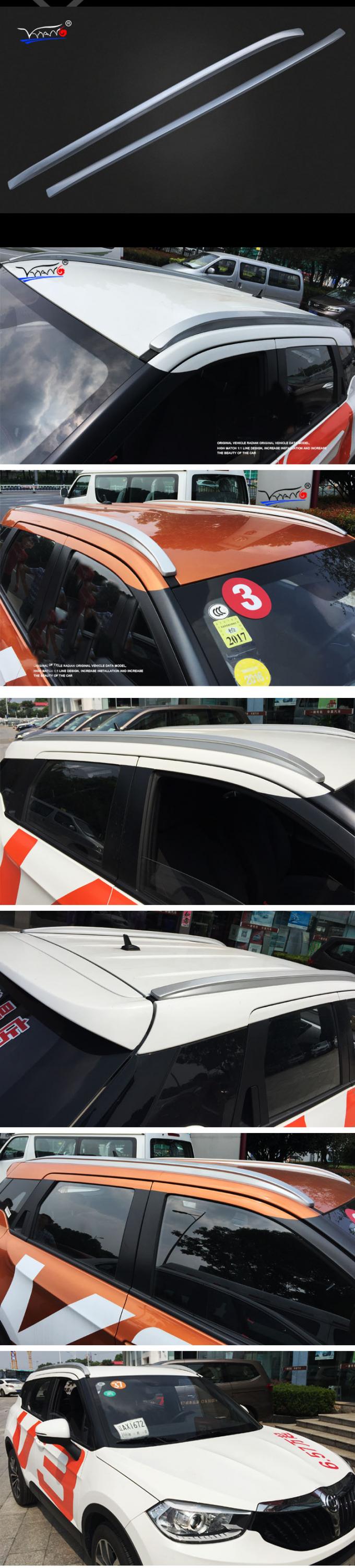 ABS / Plastic Car Roof Side Rails C143 Model For V3 Easy Installation