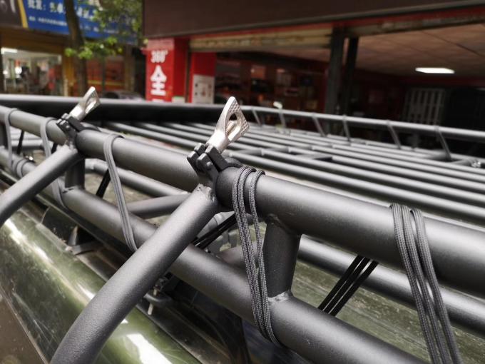 Universal Iron Steel SUV Side Ladder For Round Tube Roof Basket